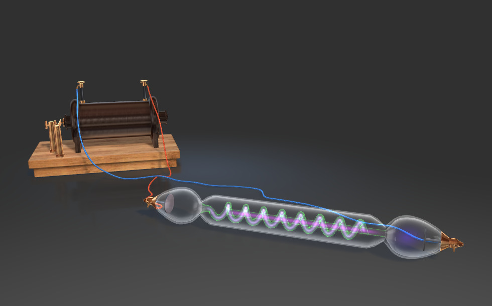 دور أنبوب الأشعة الكاثودية في إكتشاف الإلكترون - نماذج ثلاثية الأبعاد ...