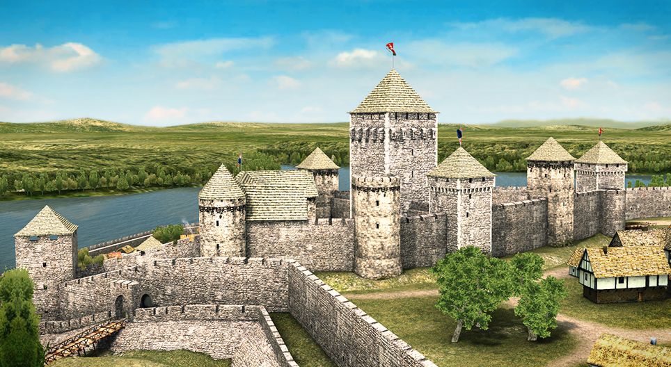 Bělehrad (15. století) - 3D animace - Mozaik digitální vyučování a studium