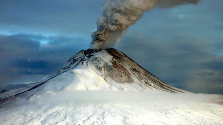 Vulkanaktivitet - 3D-scene - Mozaik digital undervisning og læring