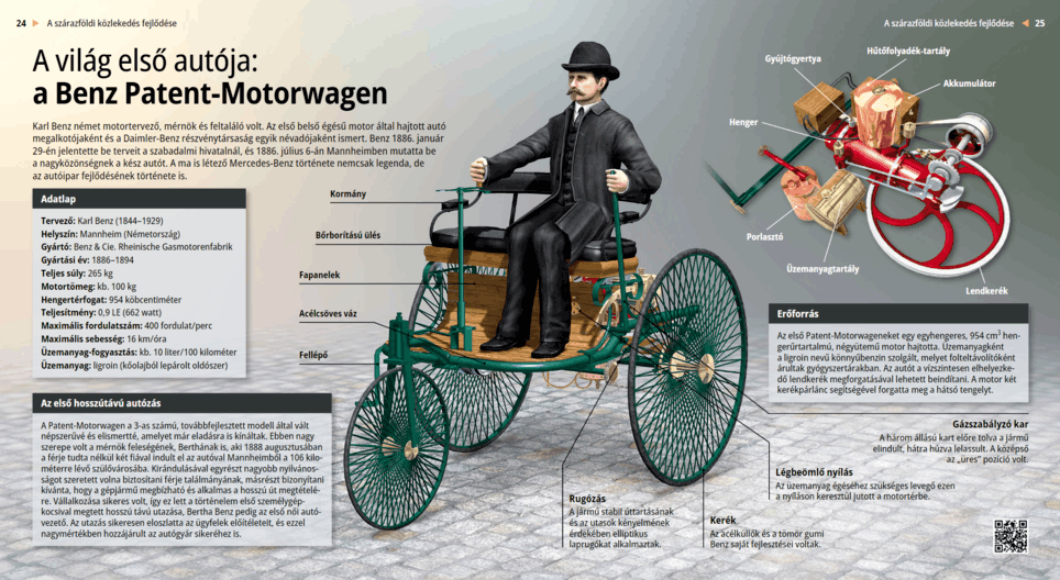 Das erste Auto der Welt: Der Benz Patent-Motorwagen - Lehrmaterial ...