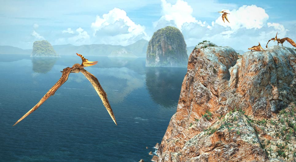 Der Pteranodon - 3D-Modell - Mozaik Digitale Bildung und Lernen