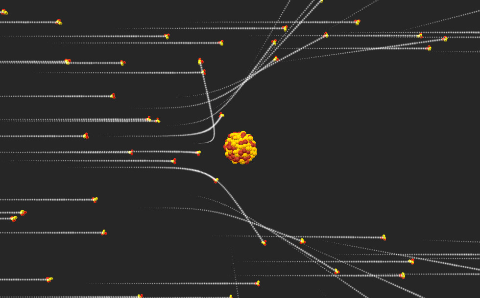 Rutherfordsches Atommodell 1911 Physikheft Tonspurerhaltung Unter