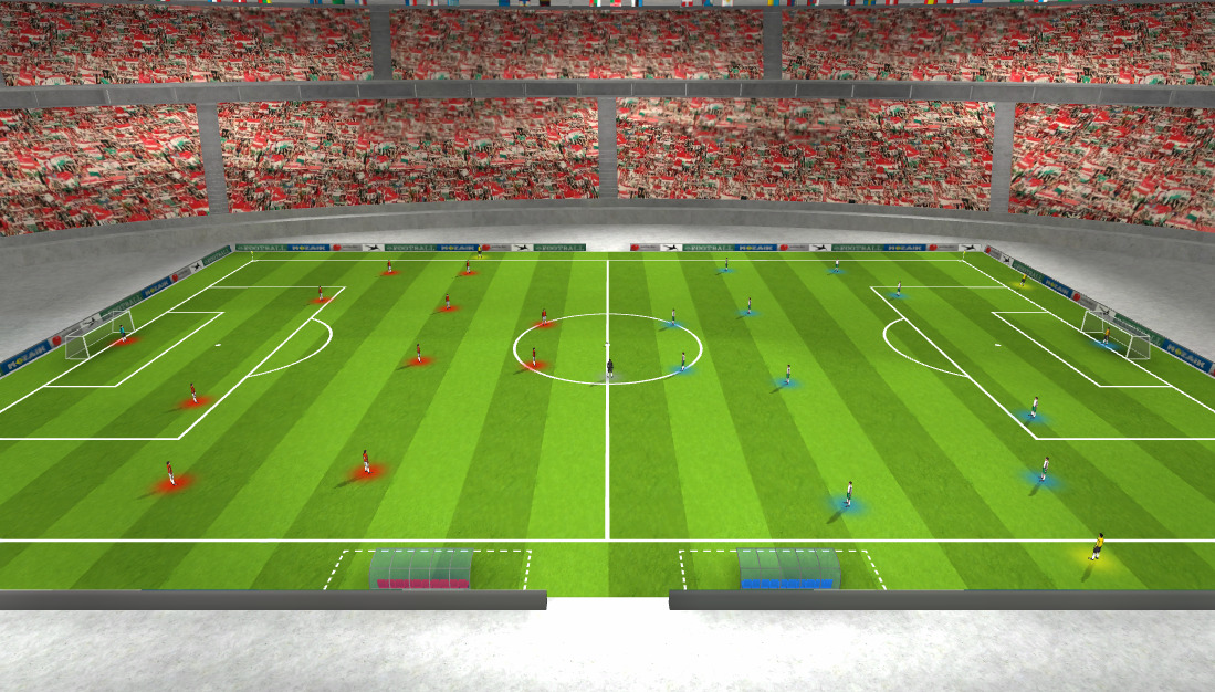 Das Fußballfeld - 3D-Modell - Mozaik Digitale Bildung und Lernen