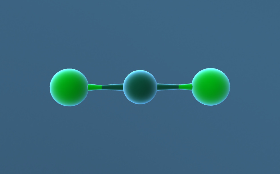 Das Berylliumchlorid (BeCl₂) - 3D-Modell - Mozaik Digitale Bildung und ...