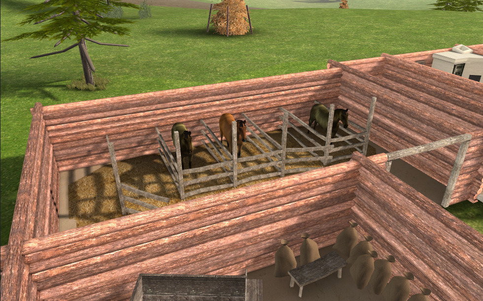 Das Blockhaus - 3D-Modell - Mozaik Digitale Bildung und Lernen