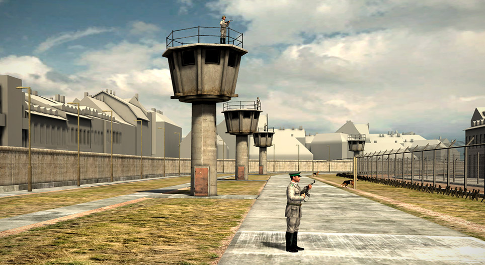 Die Berliner Mauer (1961–1989) - 3D-Modell - Mozaik Digitale Bildung ...