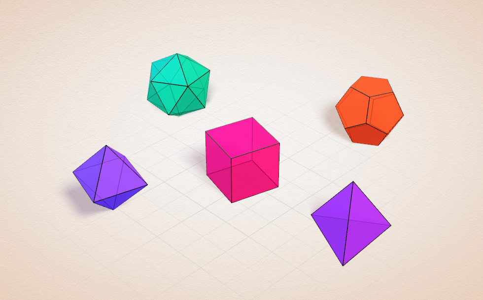 Euklid von Alexandria - 3D-Modell - Mozaik Digitale Bildung und Lernen