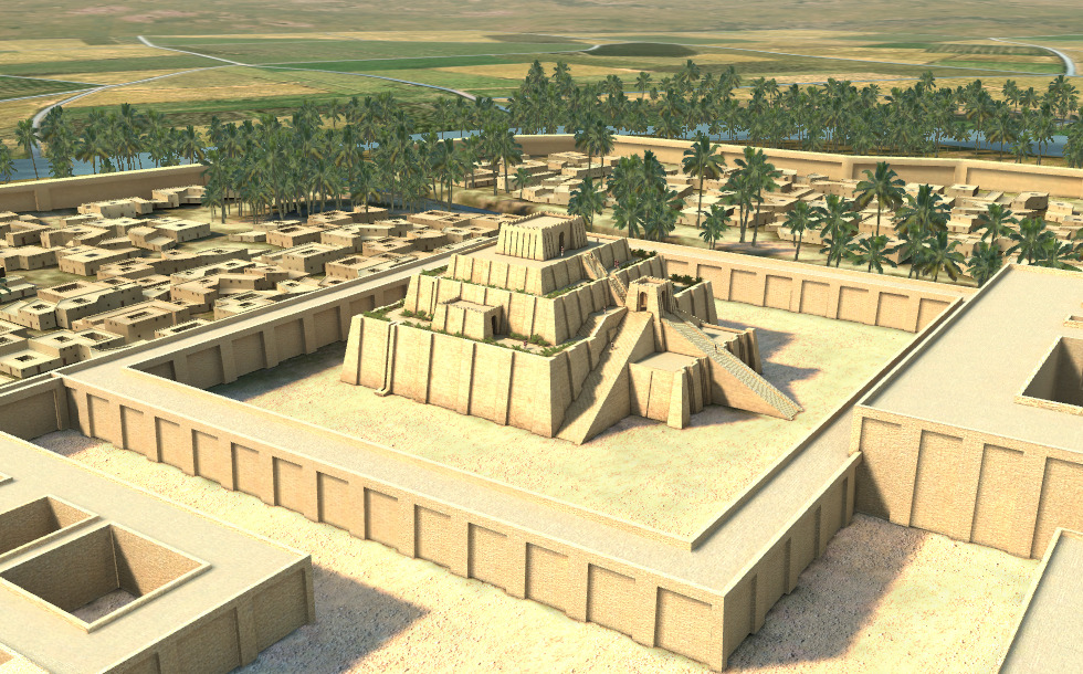 Mesopotamische Architektur Zikkurat