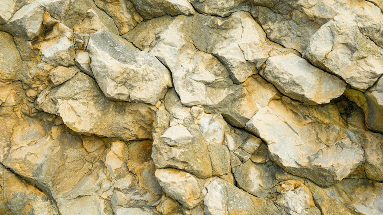 Sedimentgestein Kalkstein Der Kalkstein Video Mozaik Digitale