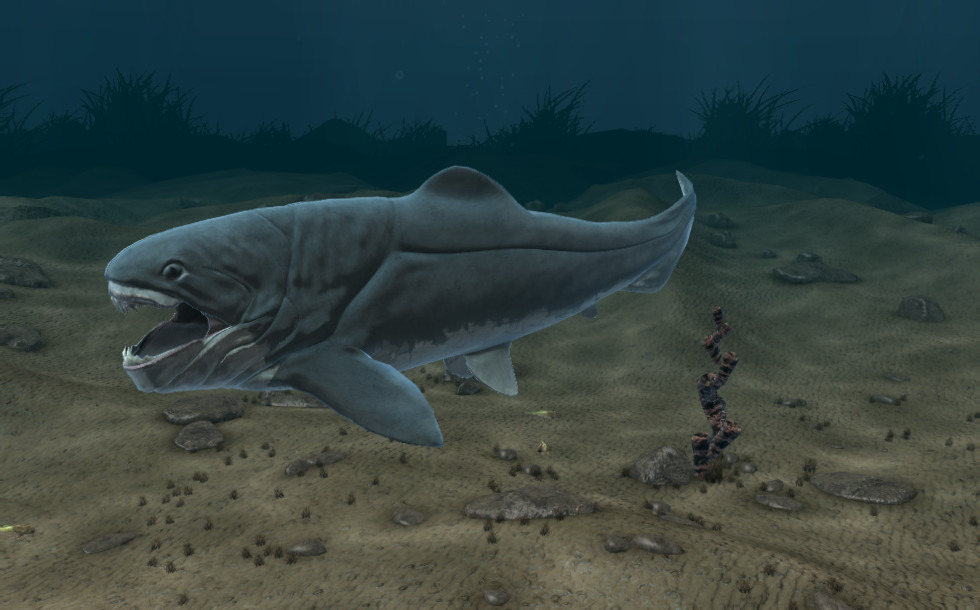 Prehistoric armoured fishes - 3D scene - Mozaik Digital Education and ...