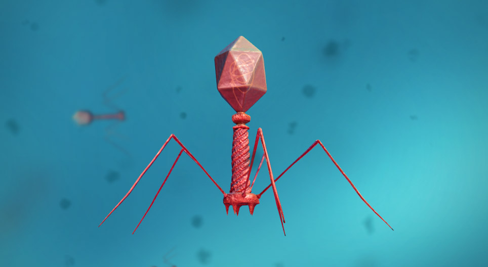 Viruses - 3D scene - Mozaik Digital Education and Learning
