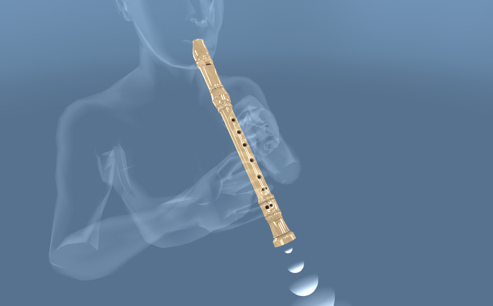 Recorder - 3D scene - Mozaik Digital Education and Learning