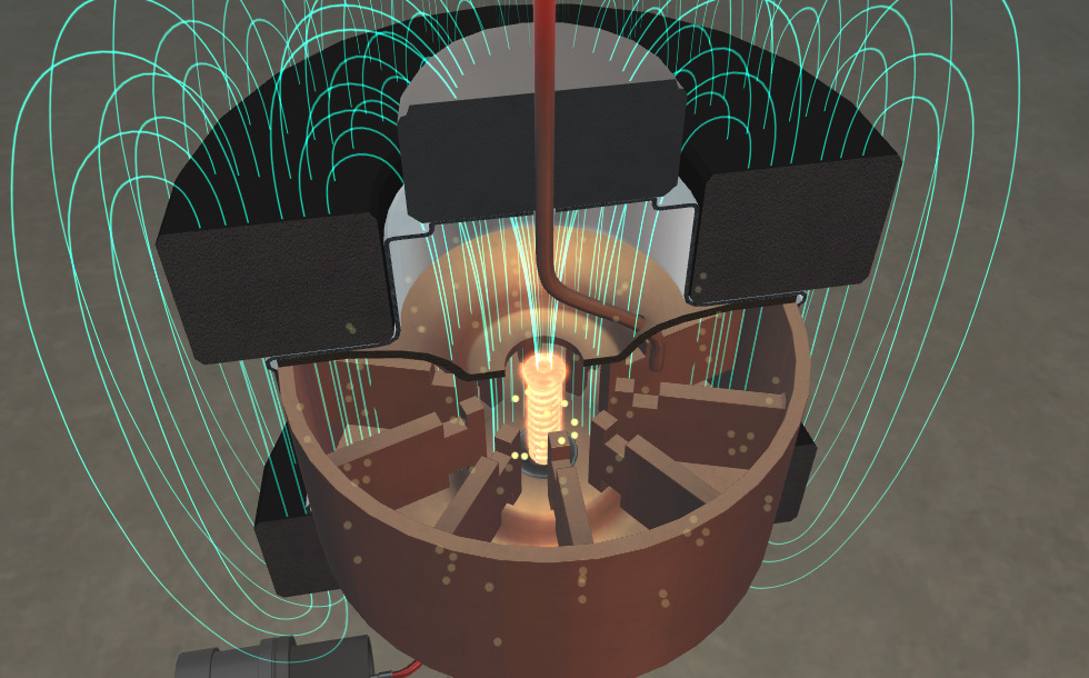 Magnetron - 3D scene - Mozaik Digital Education and Learning