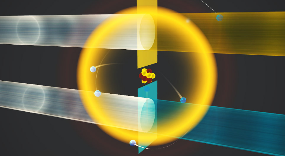 The Rutherford experiment - 3D scene - Mozaik Digital Education and ...