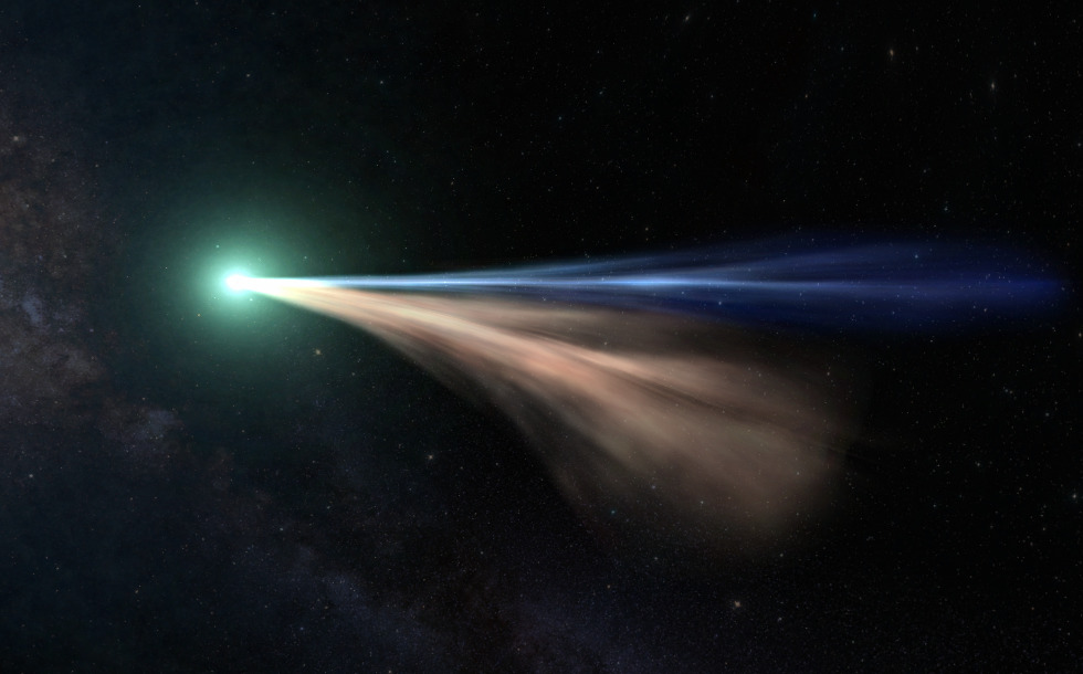 Comets - 3D scene - Mozaik Digital Education and Learning
