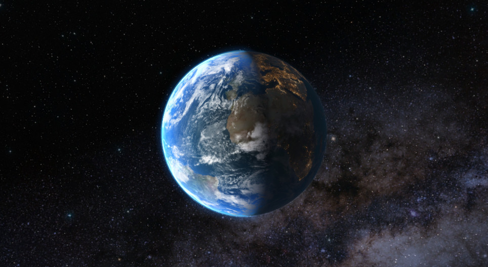 Earth - 3D scene - Mozaik Digital Education and Learning