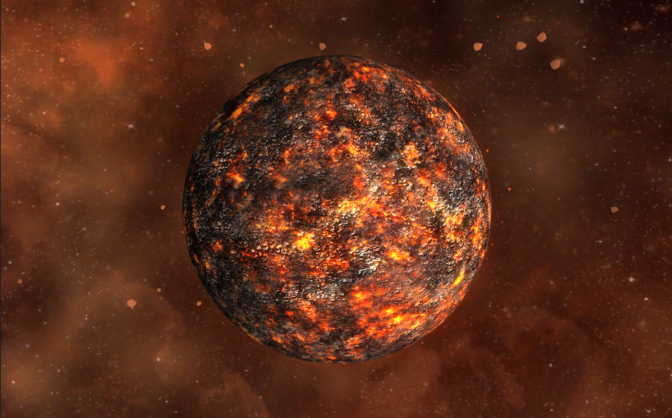 Formation of the Earth and Moon - 3D scene - Mozaik Digital Education ...