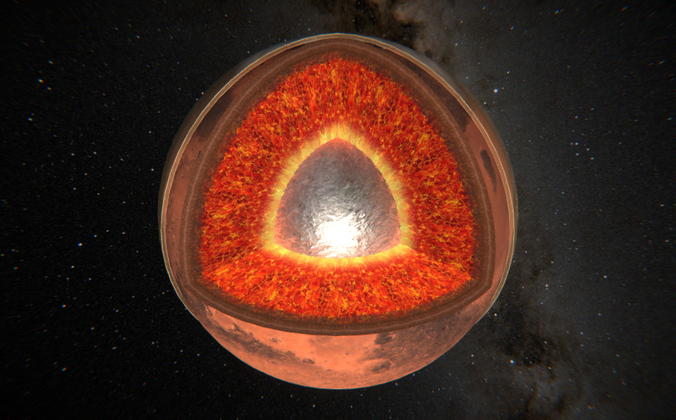 Mars - 3D scene - Mozaik Digital Education and Learning