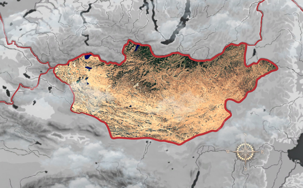 Administrative divisions of Mongolia - 3D scene - Mozaik Digital ...