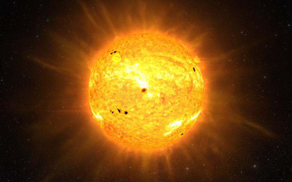The Sun - 3D scene - Mozaik Digital Education and Learning