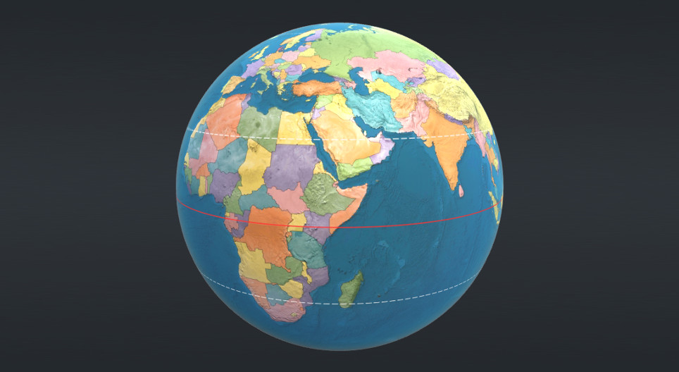 Waterfalls - 3D scene - Mozaik Digital Education and Learning