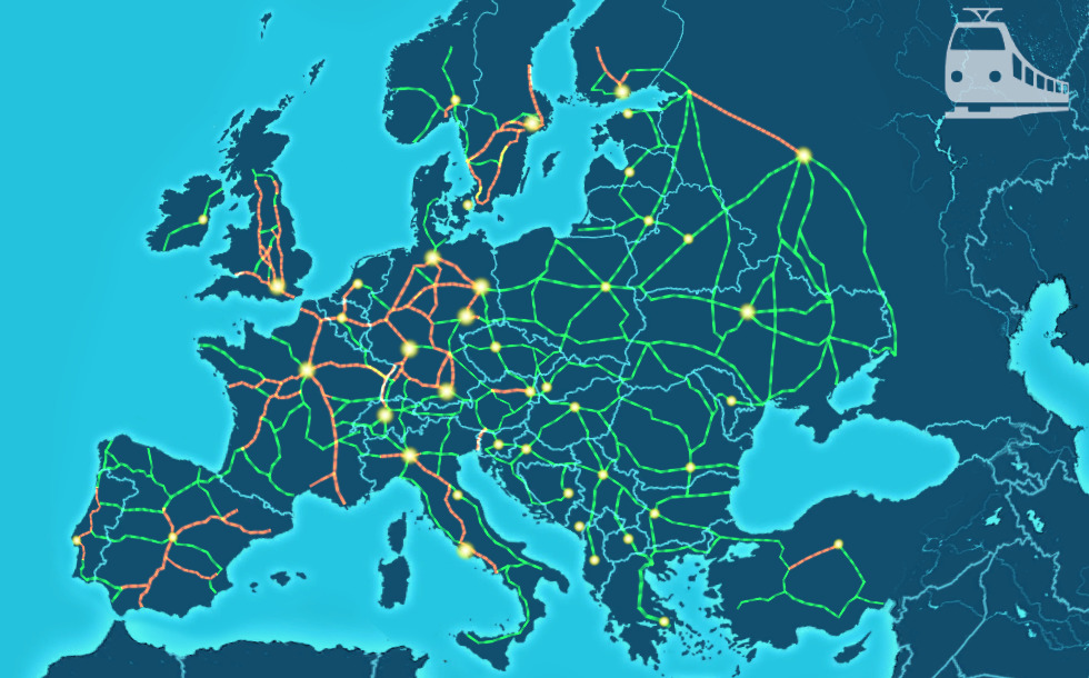 Transport networks - 3D scene - Mozaik Digital Education and Learning