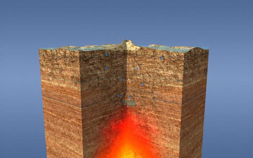 Geyser - 3D scene - Mozaik Digital Education and Learning