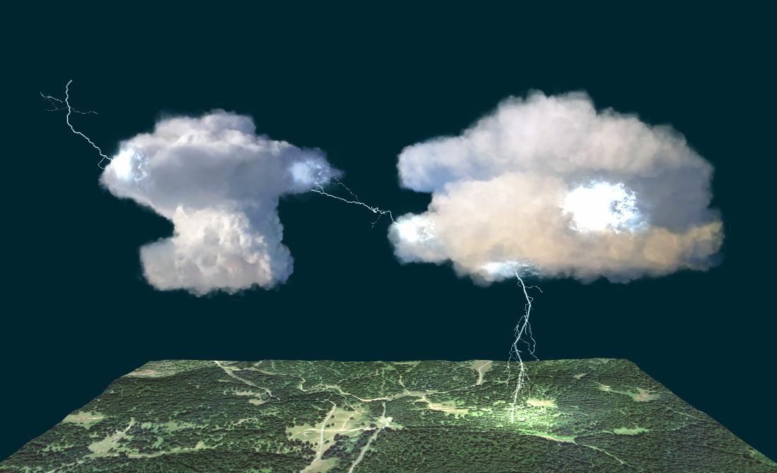 Lightning - 3D scene - Mozaik Digital Education and Learning