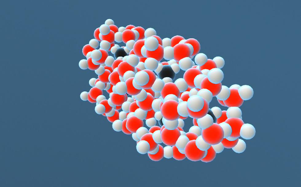 Methane hydrate - 3D scene - Mozaik Digital Education and Learning