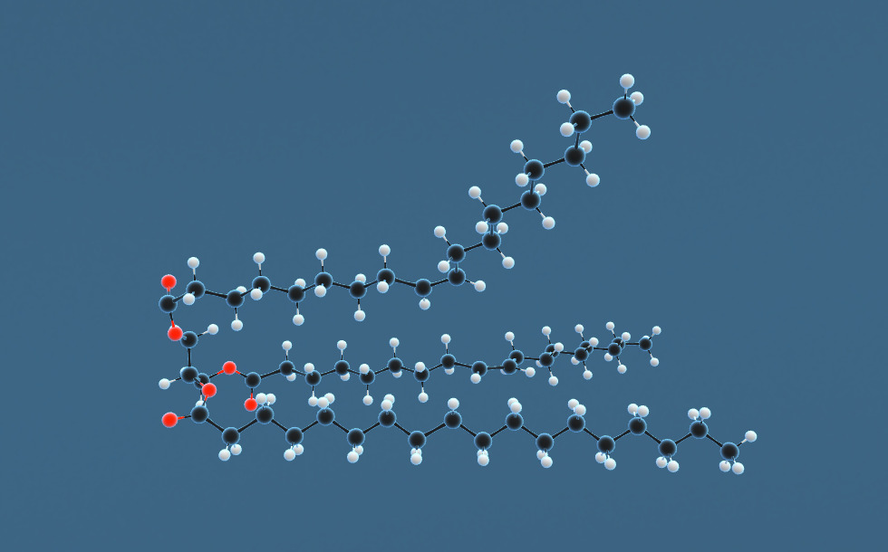 Oil molecule - 3D scene - Mozaik Digital Education and Learning