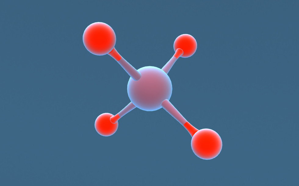 Permanganate ion (MnO₄⁻) - 3D scene - Mozaik Digital Education and Learning