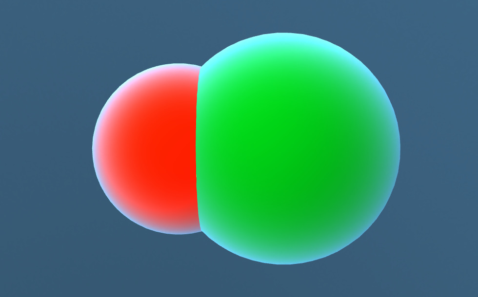 Hypochlorite ion (OCl⁻) - 3D scene - Mozaik Digital Education and Learning