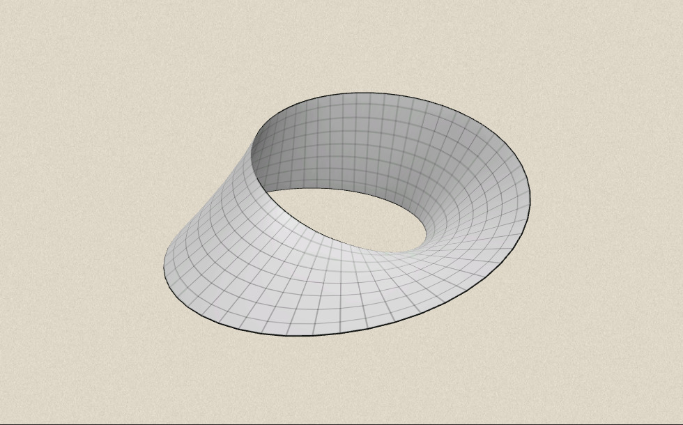 Non-orientable surfaces - 3D scene - Mozaik Digital Education and Learning