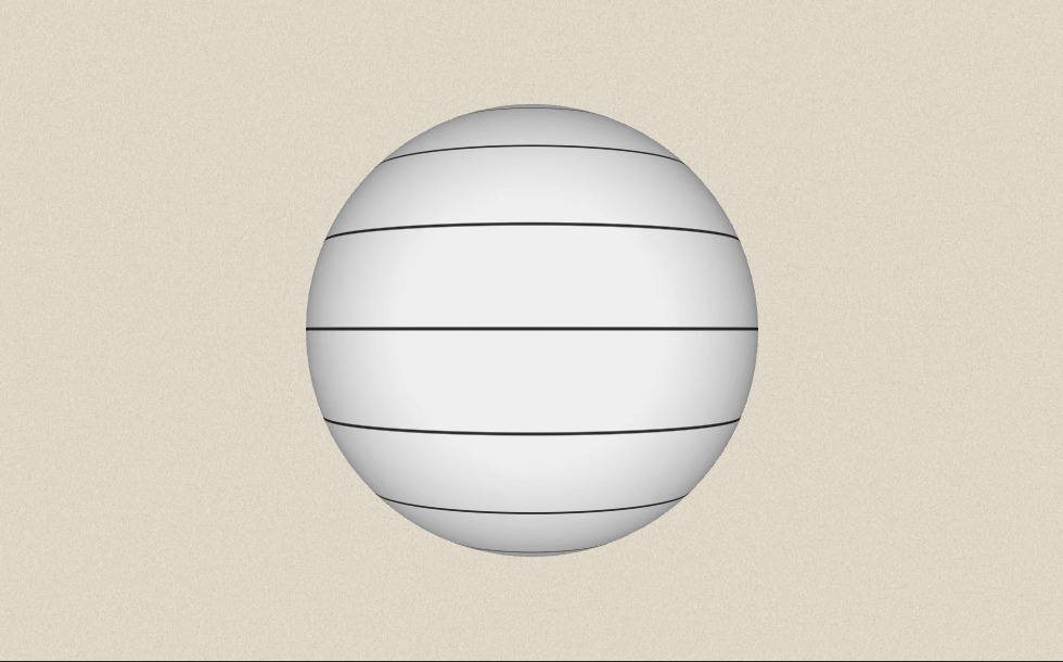 Sphere - 3D scene - Mozaik Digital Education and Learning