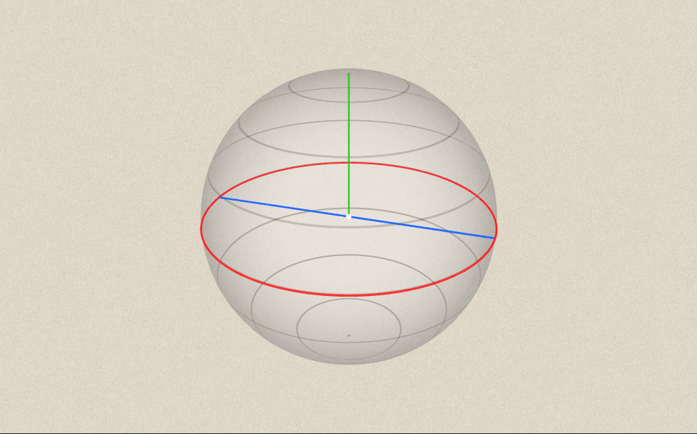 Sphere - 3D scene - Mozaik Digital Education and Learning