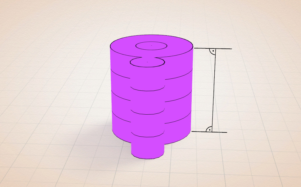 Cylindrical solids - 3D scene - Mozaik Digital Education and Learning