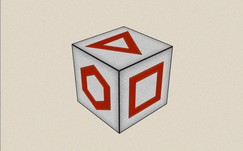 Net of a cube (exercises) - 3D scene - Mozaik Digital Education and ...