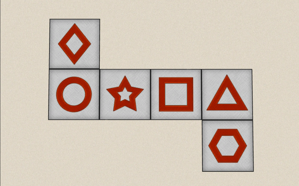 Net of a cube (exercises) - 3D scene - Mozaik Digital Education and ...