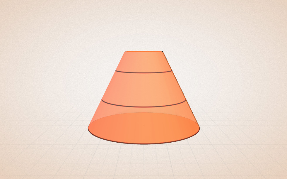 Conic solids - 3D scene - Mozaik Digital Education and Learning
