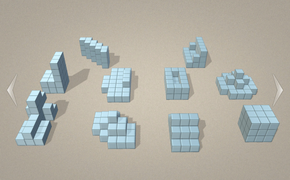 Soma cube - 3D scene - Mozaik Digital Education and Learning