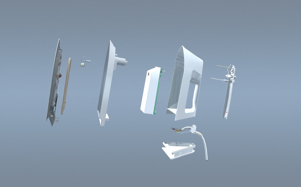 How does it work? - Electric steam iron - 3D scene - Mozaik Digital ...