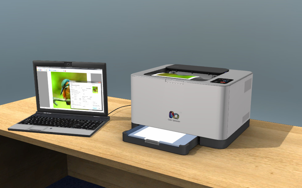 How does it work? - Laser printer - 3D scene - Mozaik Digital Education ...
