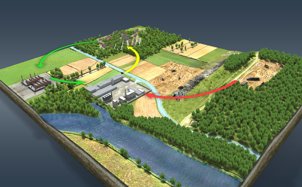 Papermaking - 3D scene - Mozaik Digital Education and Learning