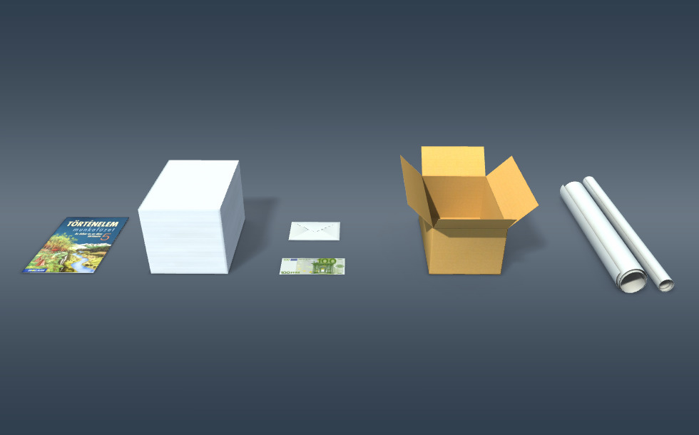 Papermaking - 3D scene - Mozaik Digital Education and Learning