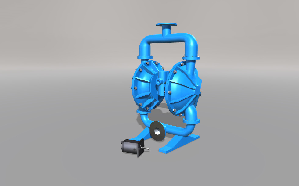 Types of pumps - 3D scene - Mozaik Digital Education and Learning