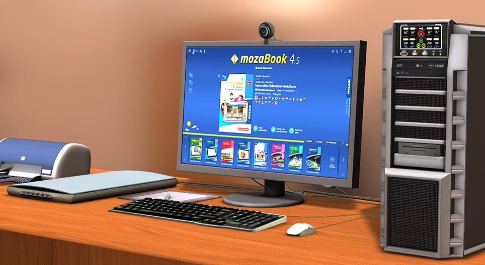 Silicon - 3D scene - Mozaik Digital Education and Learning