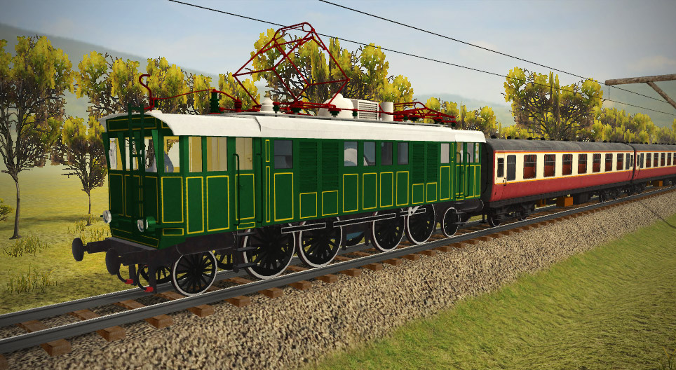 TGV POS train - 3D scene - Mozaik Digital Education and Learning