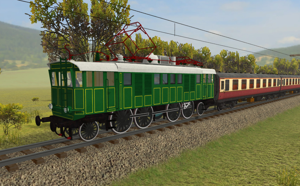 MAV V40 (Kandó locomotive, 1932) - 3D scene - Mozaik Digital Education ...