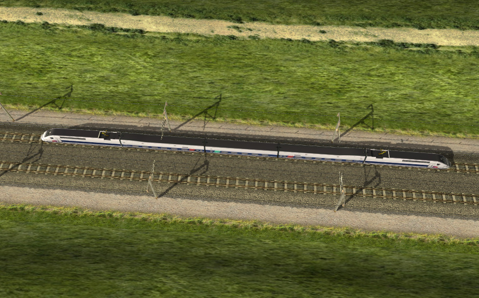 TGV POS train - 3D scene - Mozaik Digital Education and Learning