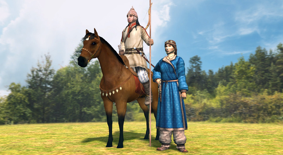 Eurasian Avars (8th century) - 3D scene - Mozaik Digital Education and ...